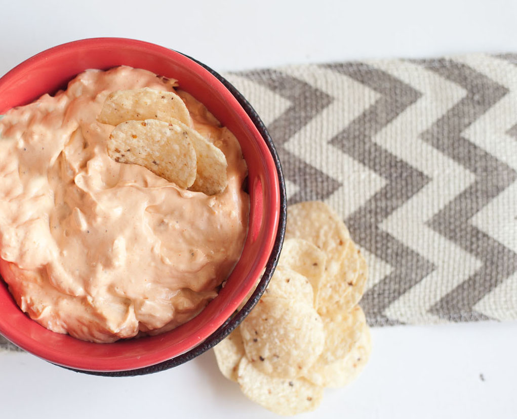 Red Hot Buffalo Chicken Dip - The Untamed Mom